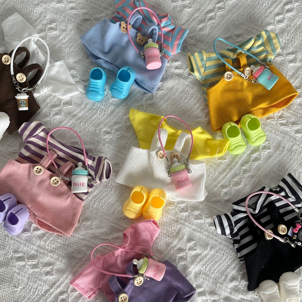 2025 Labubu Blind Box 17cm Plush Outfit Set 1st 2nd 3rd Gen Costume ...