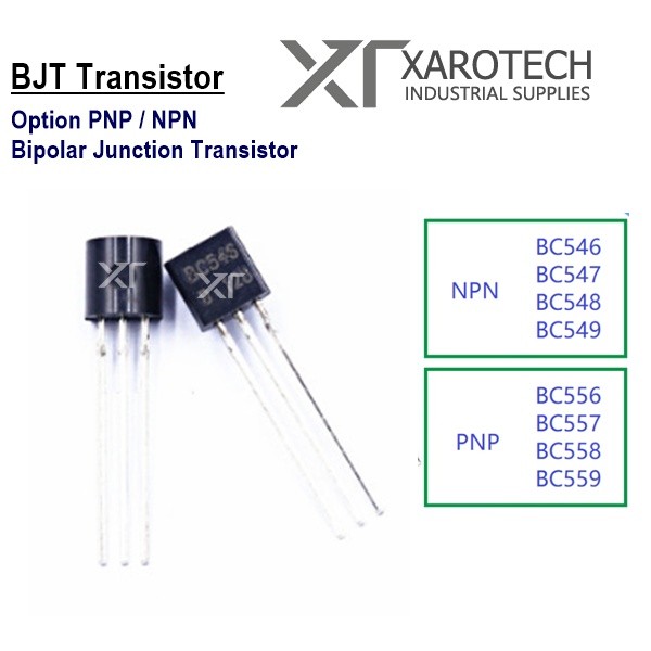 BC546 BC547 BC548 BC549 BC556 BC557 BC558 BC559 NPN PNP Bipolar ...
