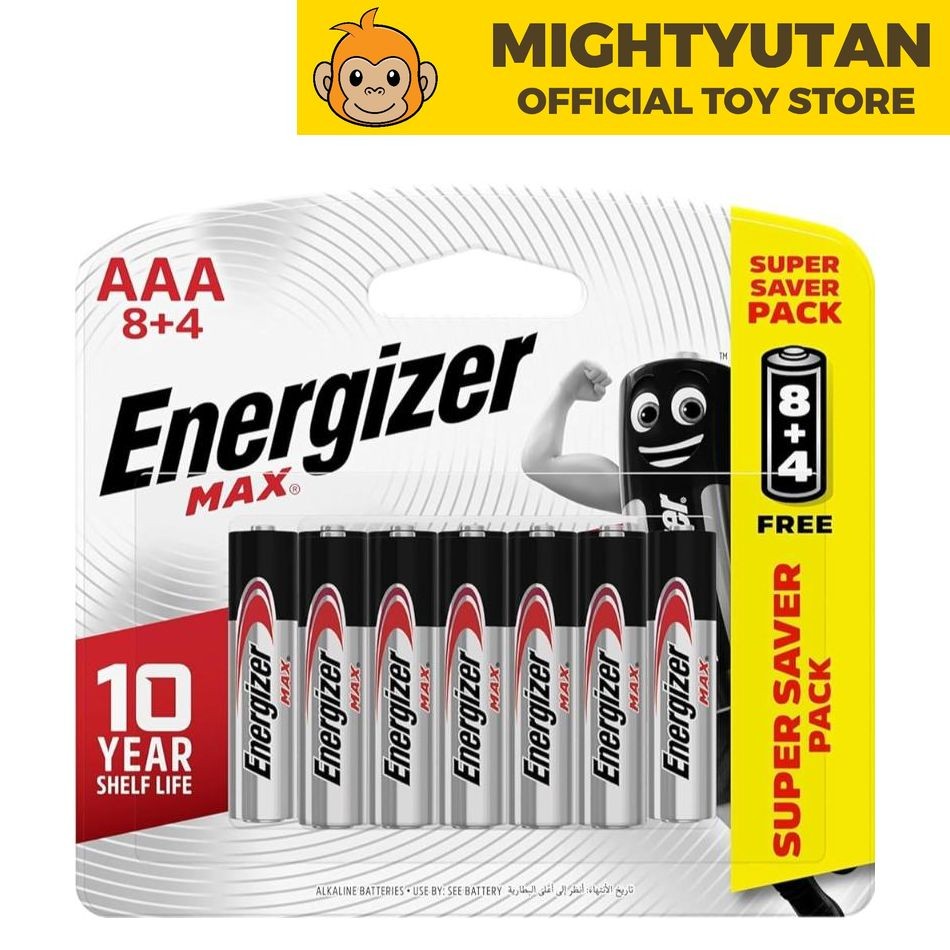 Energizer Max 8AAA+4AAA Batteries | Shopee Malaysia