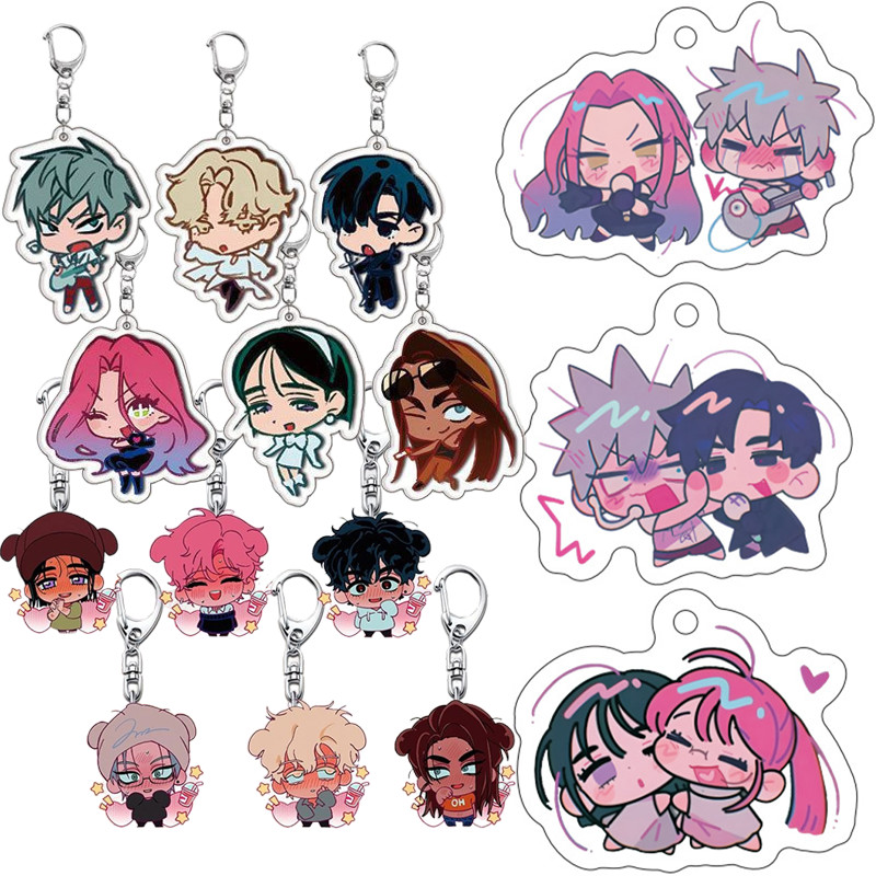2025 Hot Alien Stage Keychain Mizi Sua Hyuna Luka Stickers Alienstage ...