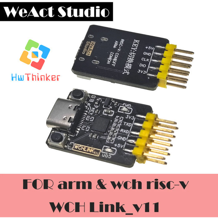 Weact WCHLink Mini DAPLINK Deburger ARM RISC-V Chip | Shopee Malaysia