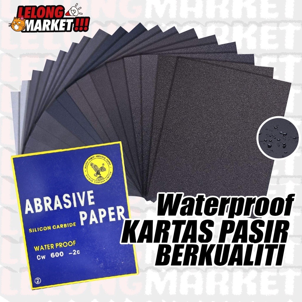 HIGH QUALITY Sand Paper 100pcs Waterproof Wet Dry AbrasiveSandpaper ...