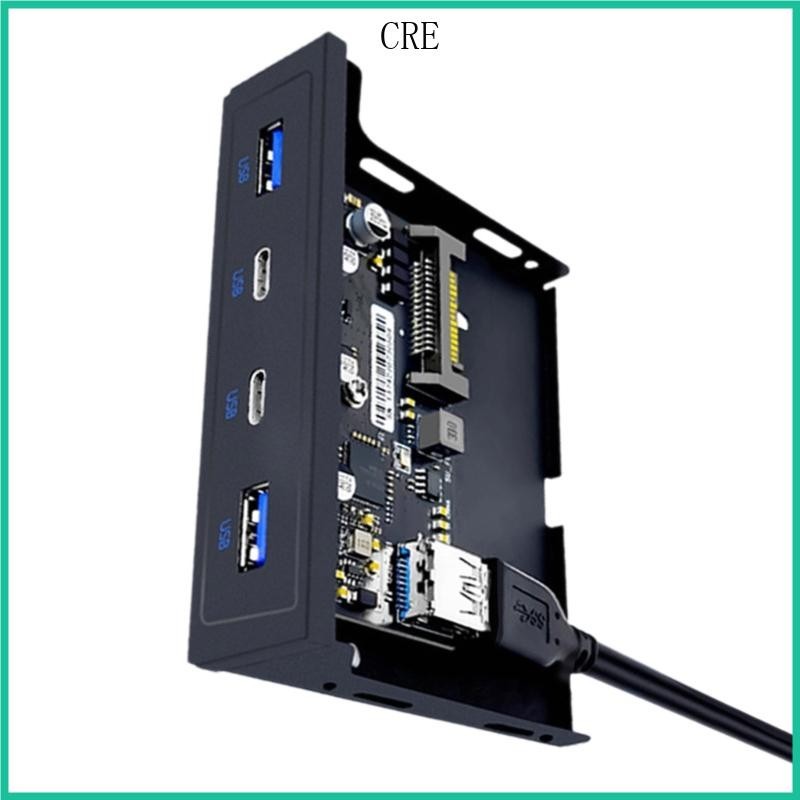 CRE Multiport USB 3 2 Front Panel TypeC Expansion Adapter for Desktops ...