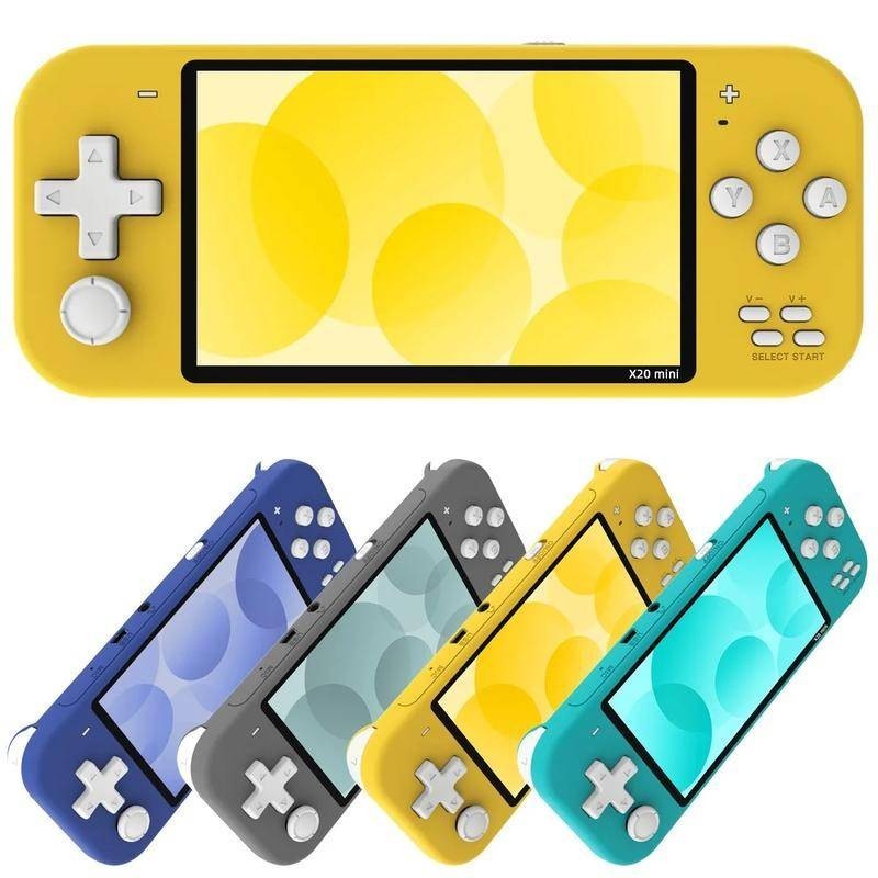 X20mini Retro Game Console Handheld Portable Video Game Console Players ...