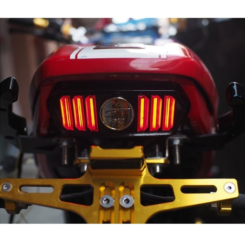 Rear Brake Light Stoplamp Brake Taillight Custom Chopper British Bobber ...