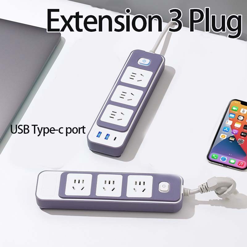 【Stock】Extension 3 Plug 3 / 4 Gang 2m Heavy Light Duty Extension ...
