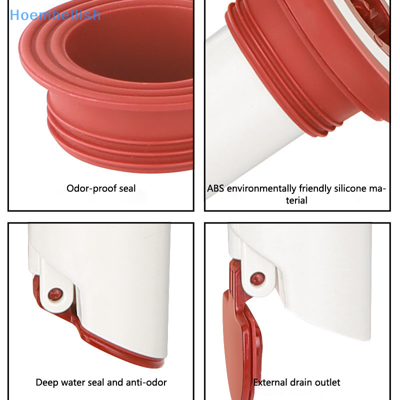 Hoe> Backflow Preventer Shower Floor Drain Durable Dectable Anti-odor Fast Drainage Floor Drain ...