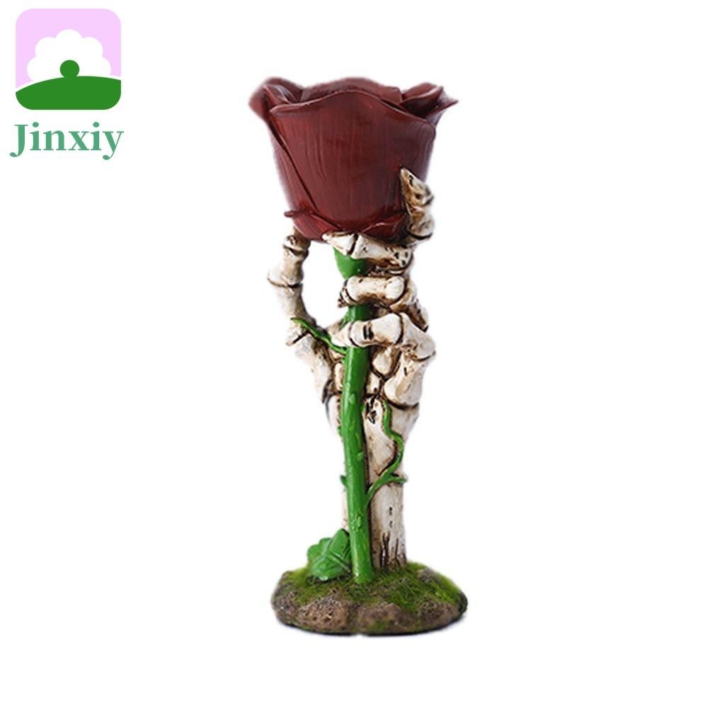 JINXIY Skull Candle Holders, Skeleton Hand Gothic Style Skeleton Hand ...