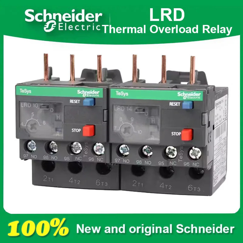 Original Schneider Thermal Overload Relay LRD01C LRD02C LRD03C LRD04C ...