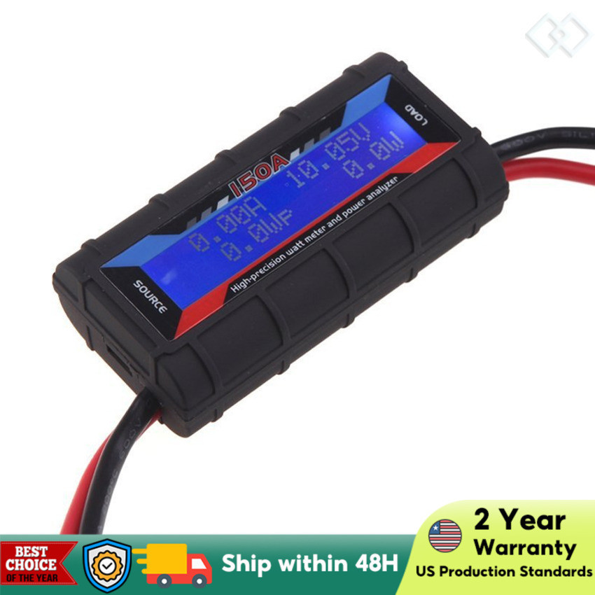 ABS Watt Meter Reusable Professional 150A Digital Electrical Solar ...