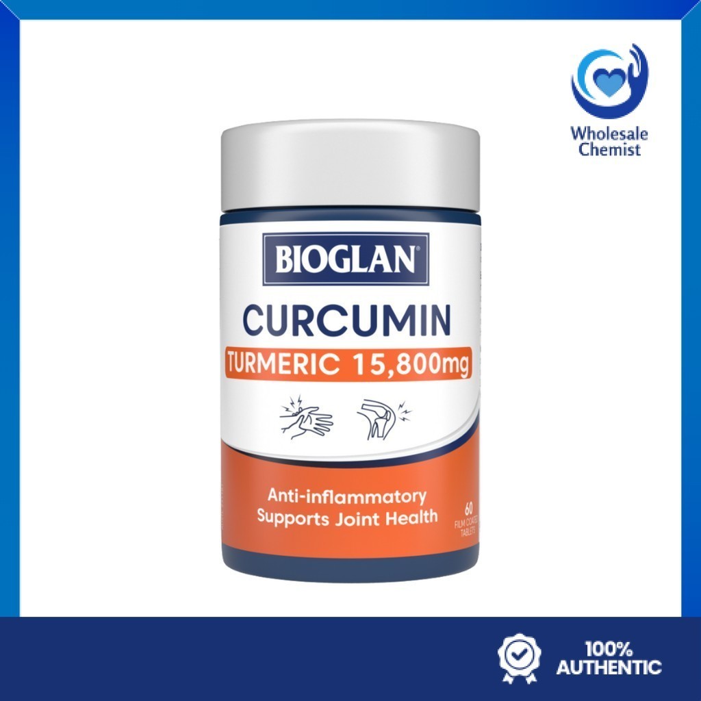 Bioglan Curcumin Turmeric 15,800mg (60 Tabs) | Shopee Malaysia