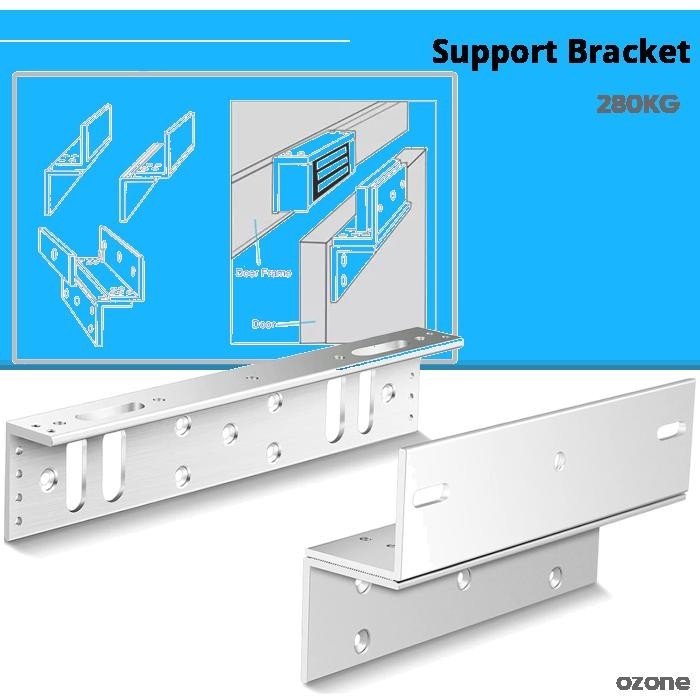 280KG Magnetic Lock Bracket for Door Access Control (Heavy Duty ...