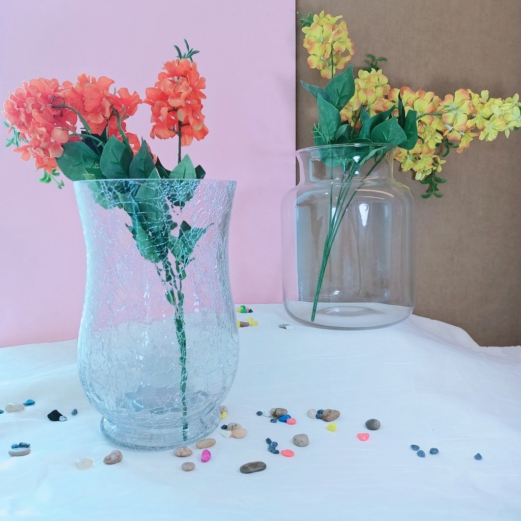 🎁READY STOCK🎁 Glass Vase Pasu Kaca Home Deco Living Room Deco [S-0002 ...
