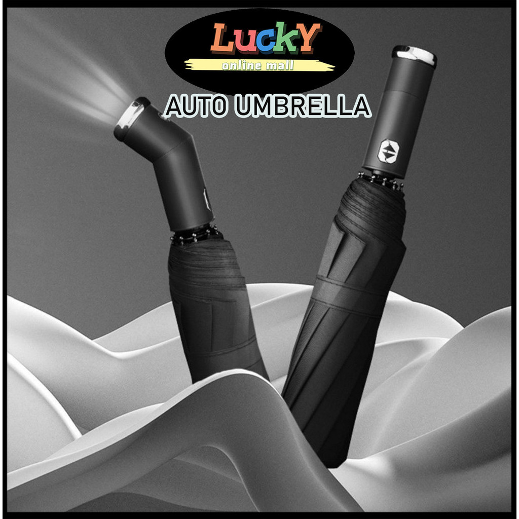 Automatic Folding Umbrella Dual Use Windproof Umbrella UV Protection ...