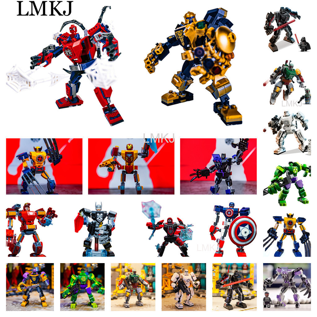 Compatiable with LEGO Marvel Star Wars Spider Man/Iron Man/Captain ...