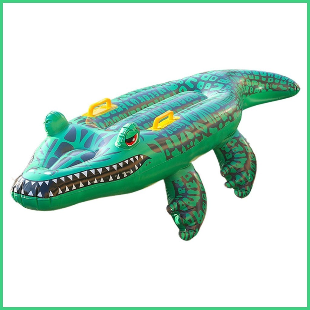 Alligator Pool Float Animal Pool Toy Large Blow Up Pool Raft with ...