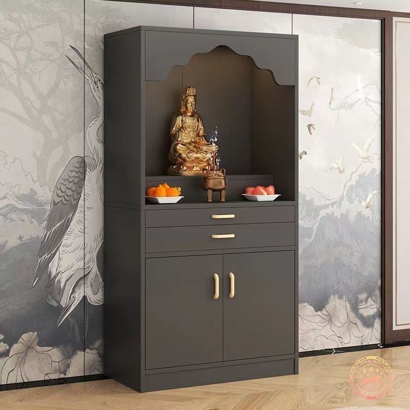 Buddha table for worshiping the God of Wealth Guanine Bodhisattva ...
