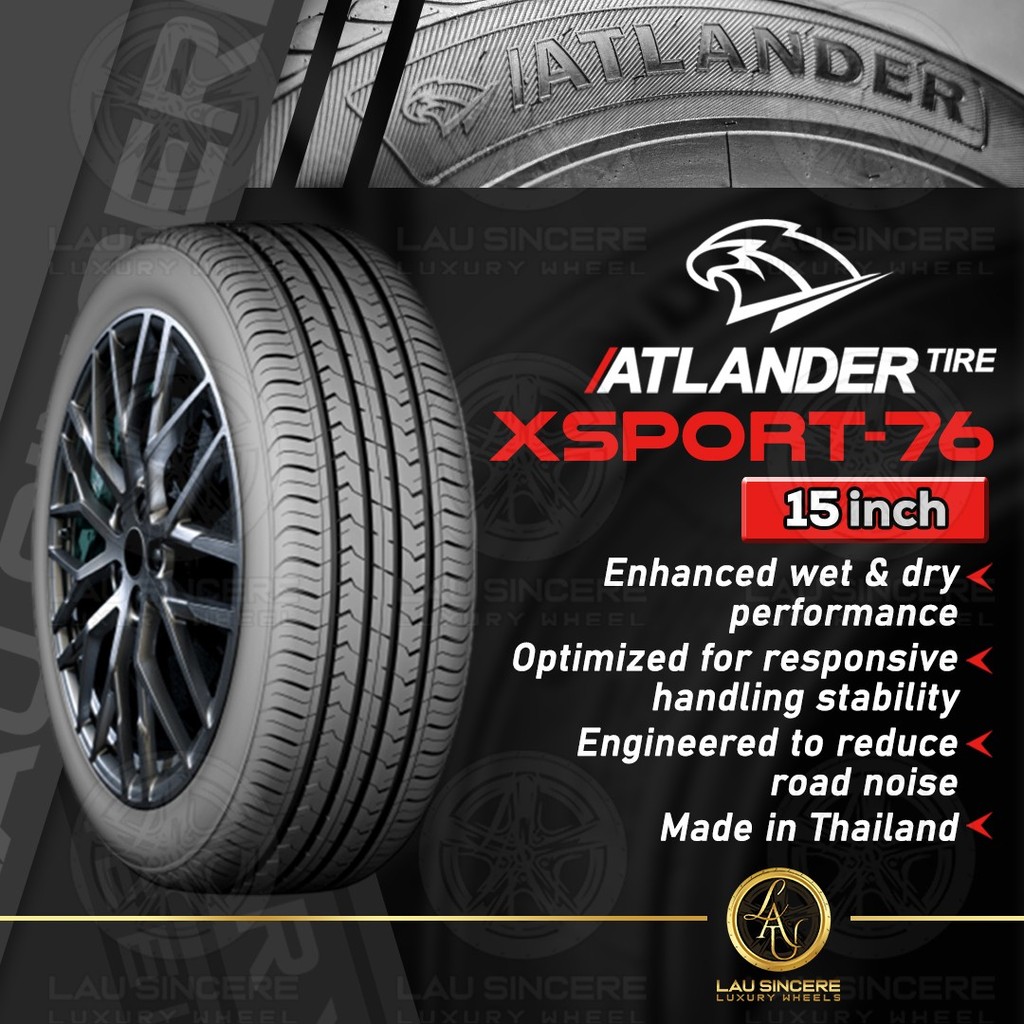 Atlander XSPORT-76 Car Tyre Tayar Kereta | Shopee Malaysia
