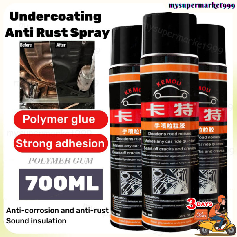 (8 Bottles) 700ML CARTER UNDERCOAT SPRAY Anti Rust Rubberized ...