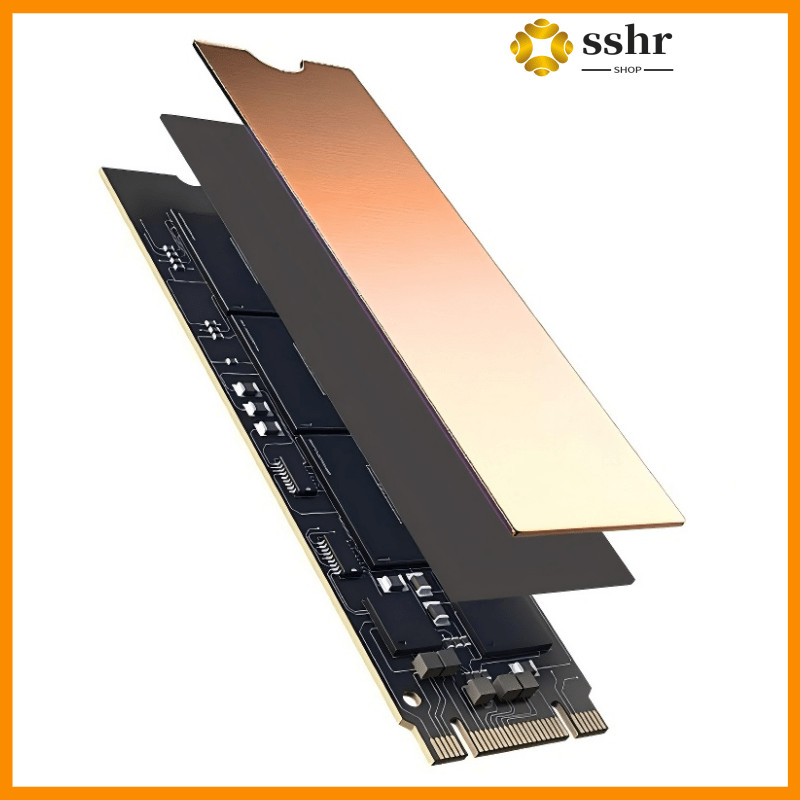 Thermal Pad M.2 NVME SSD Heastink Pure Copper Heat Sink Cooling For M.2 ...