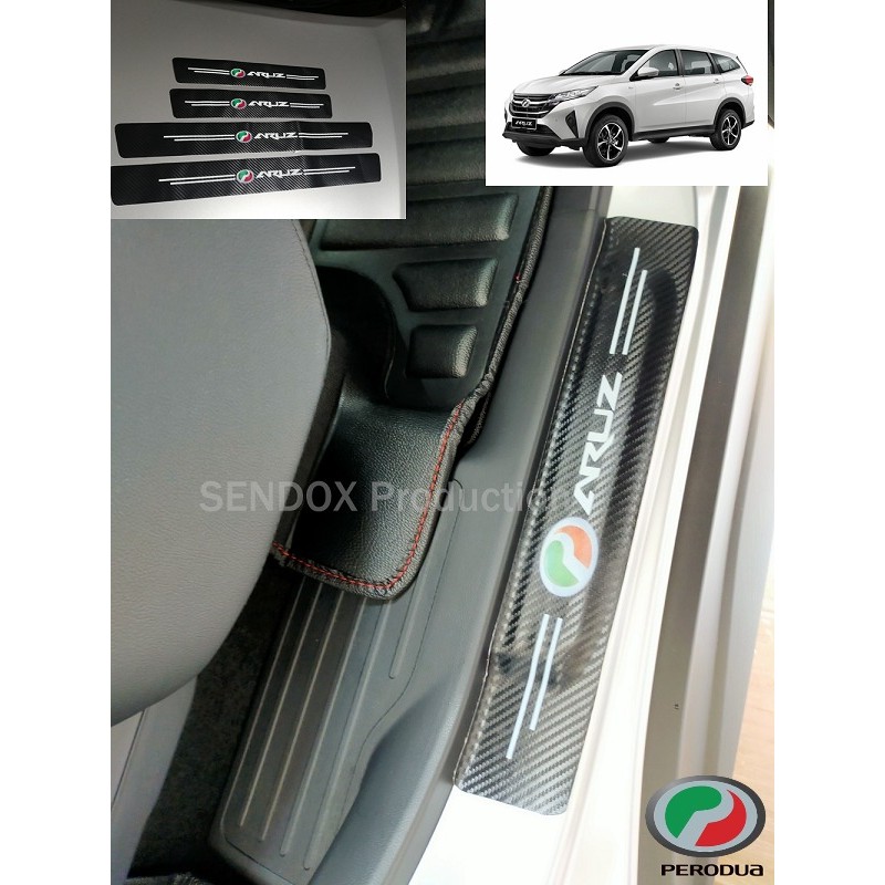 Perodua ARUZ Car Door Step Protection Sticker Anti Scratch Door Step ...