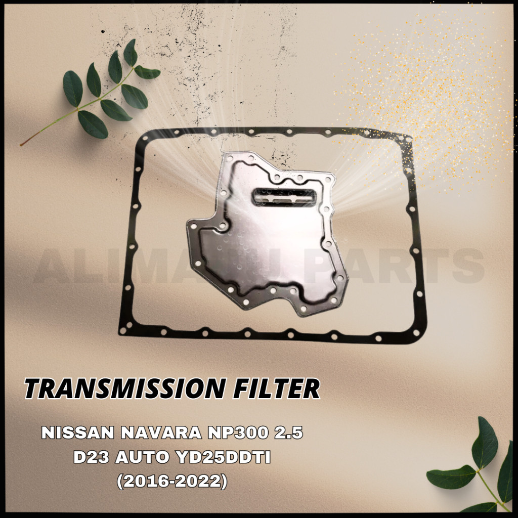 ATF TRANSMISSION FILTER NISSAN NAVARA NP300 2.5 D23 AUTO YD25DDTI (2016 ...
