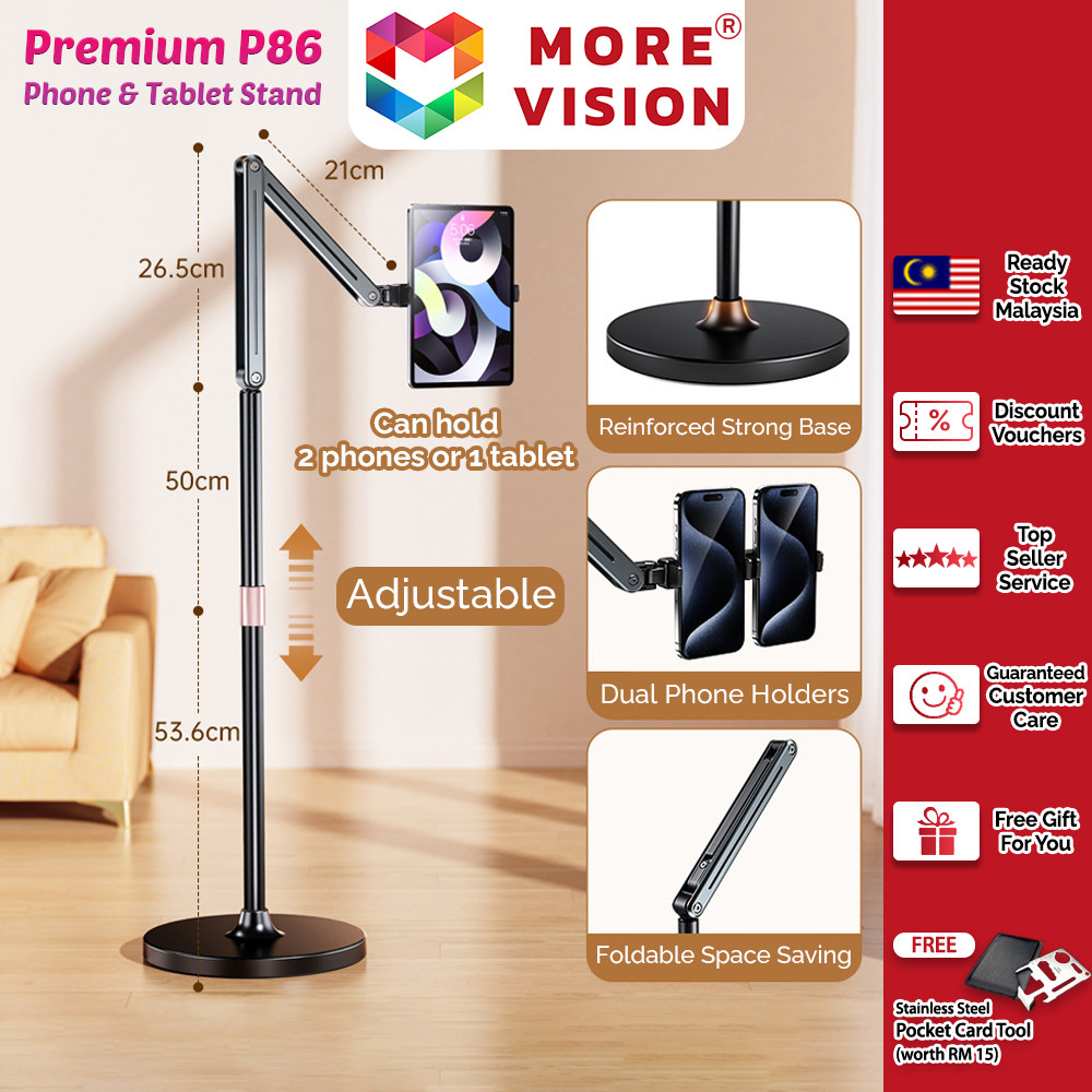 Premium P86 Live Streaming Phone and Tablet Stand Angle Adjustable ...