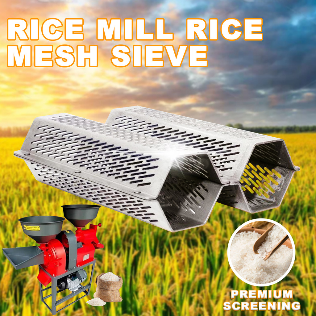 40 Type Holes Rice Mill Screen Hexagon Iron Rice Sieve Replacement ...