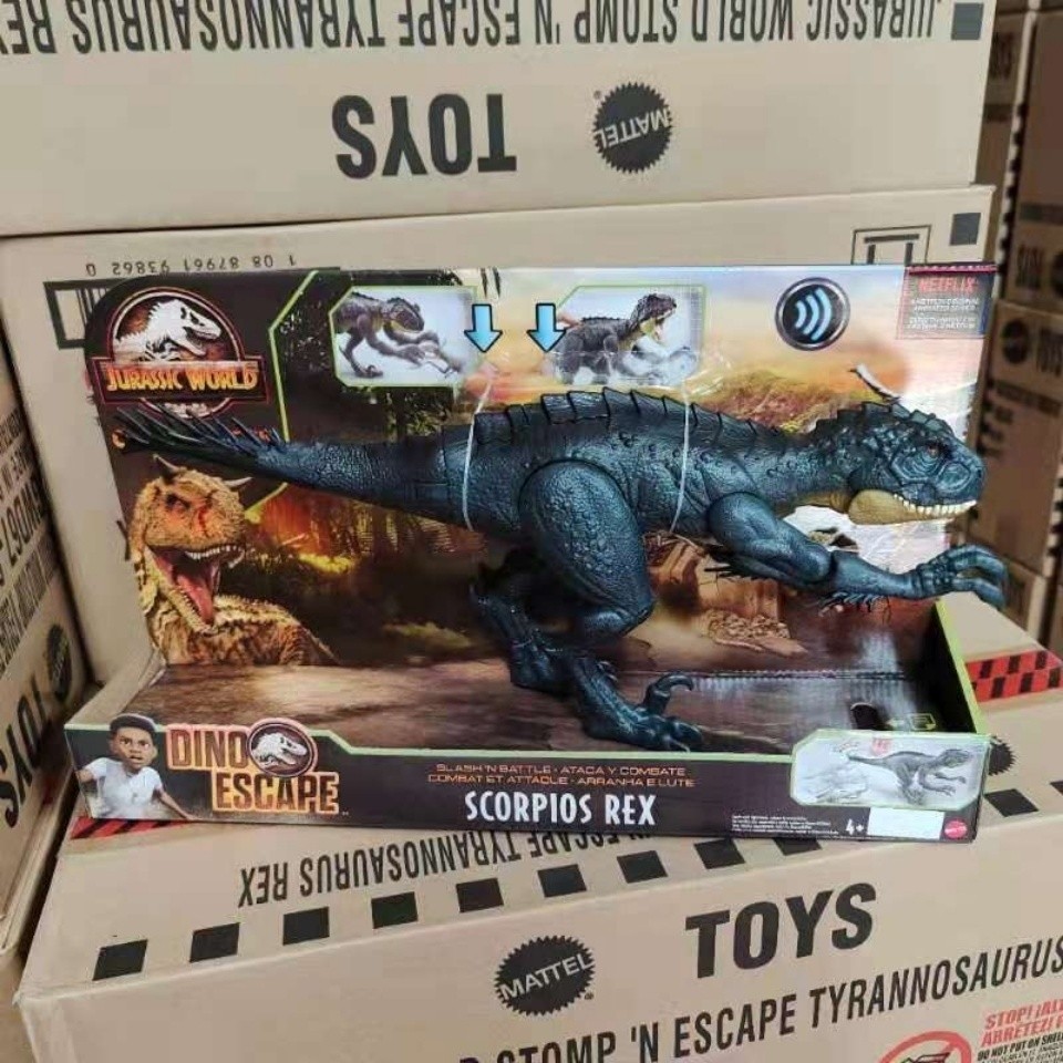 Mattel Jurassic World Chalk Ji Poisonous Scorpion Tyrannosaurus Rex ...