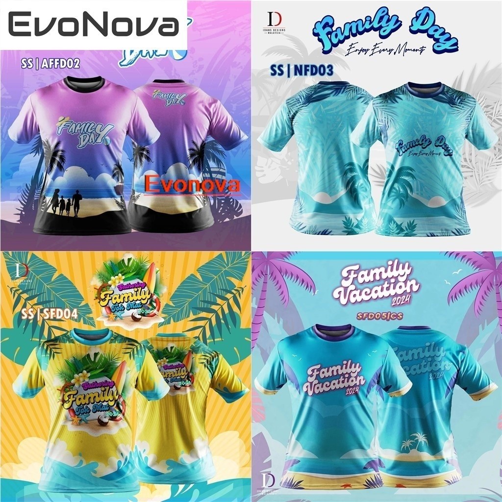 2024 Theme New Design Family Day Jersey Tshirt High Quality Baju ...