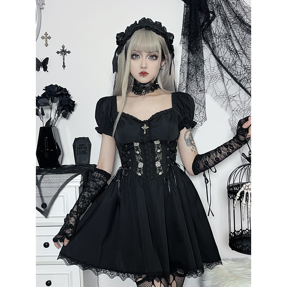 Princess Dress Costume Gothic Halloween Costume Gothic Style Rose ...