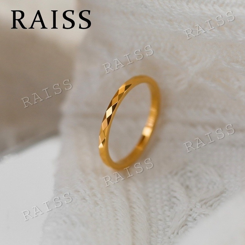 Exquisite and Sparkling Multi Cut Angular Ring for Women, Simple Ins ...