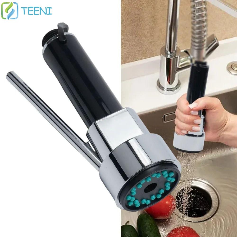 TEENI Kitchen Faucet, Plastic Handheld Spring Faucet, Down Shower Head ...