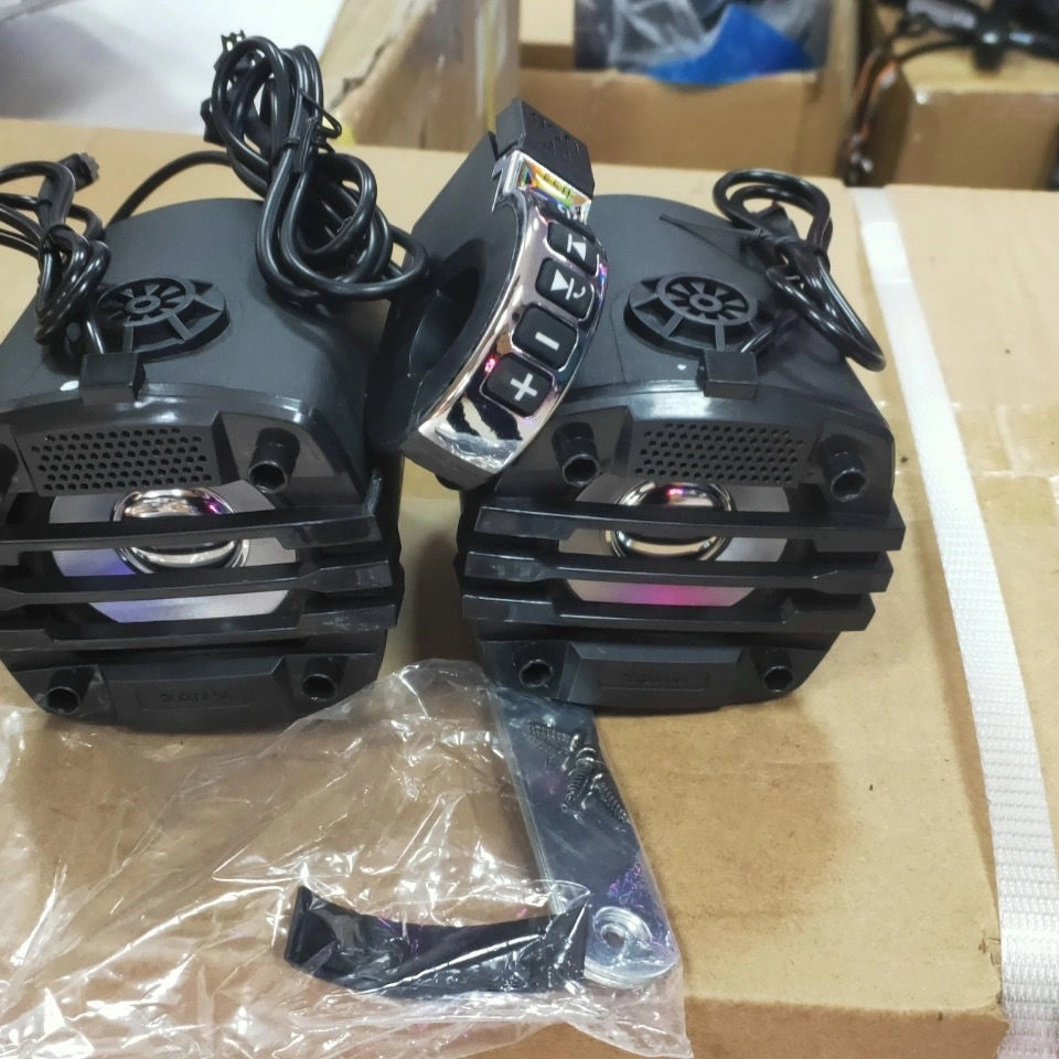 Motorcycle Electric Vehicle Audio Bluetooth Small Speaker Loud Volume ...
