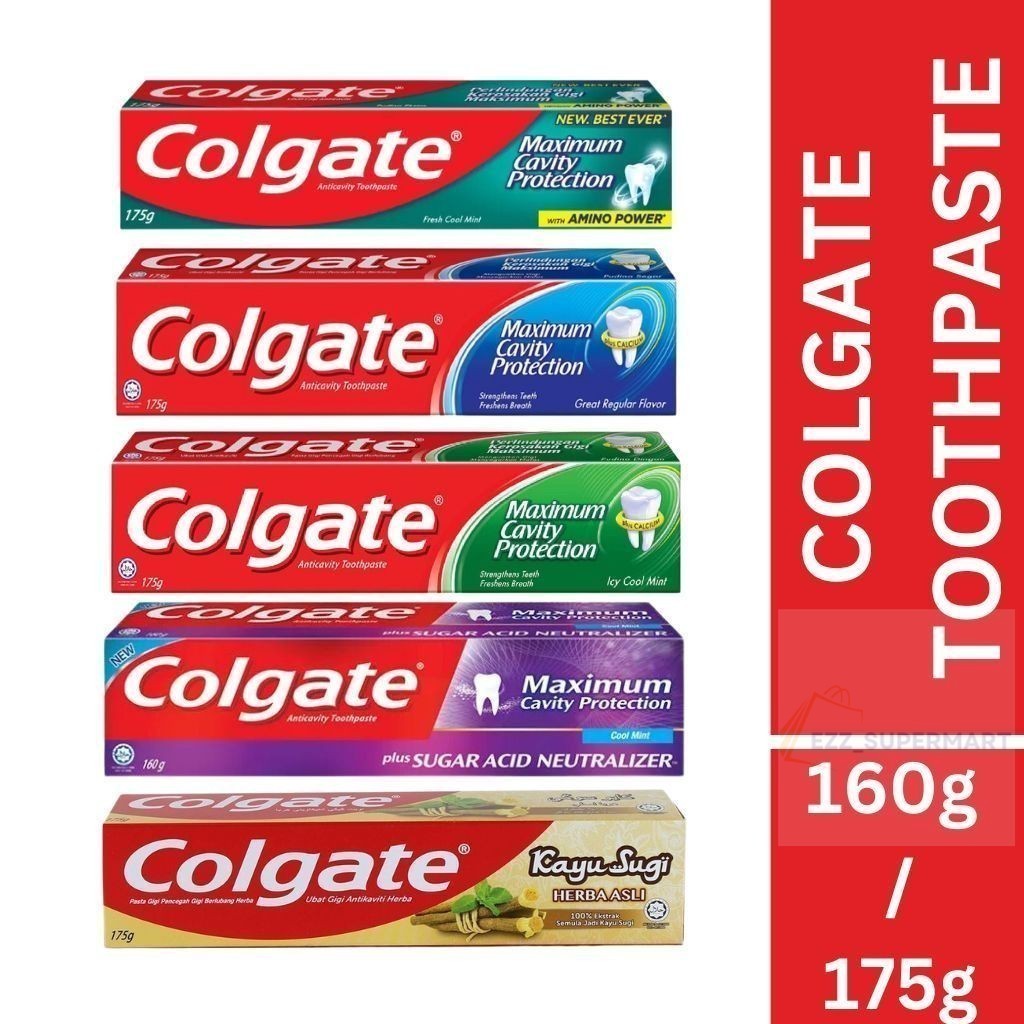 COLGATE Max Cavity Protection Toothpaste (160g/175g/225g) | Shopee Malaysia