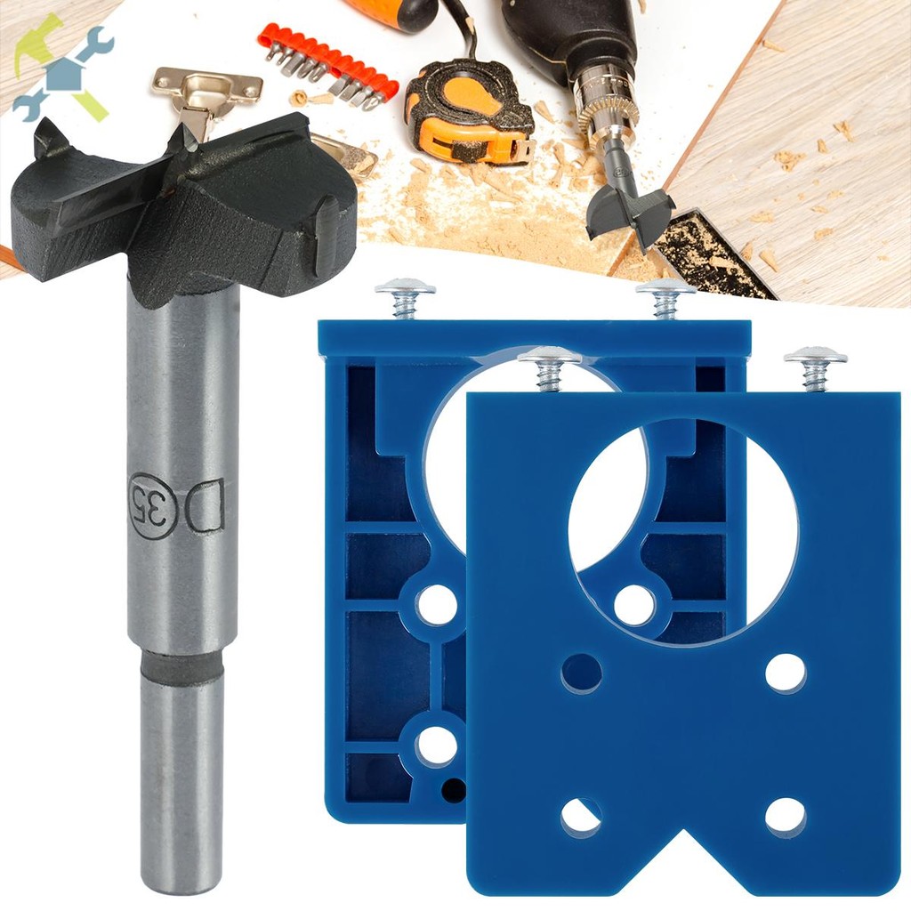 Concealed Hinge Hole Jig 35mm Professional Hinge Drilling Hole Router ...