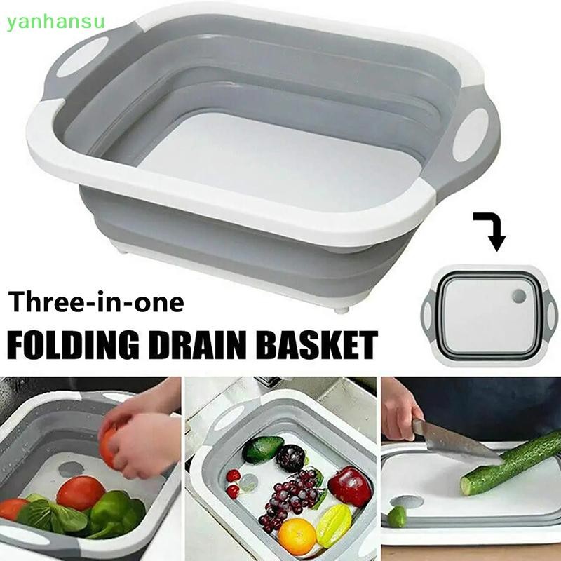 YAN Household Folding Wash Basin Portable Sink Foot Bucket Washbasin ...