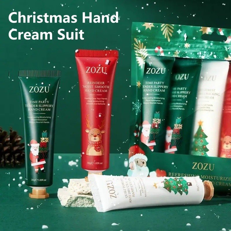 5pc/set Hand Cream Tender Slippery Anti Dry Crack Hand Whitening Foot ...