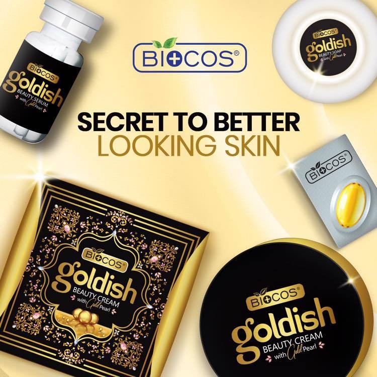 BIOCOS GOLDISH BEAUTY CREAM WITH GOLD PEARL | Shopee Malaysia