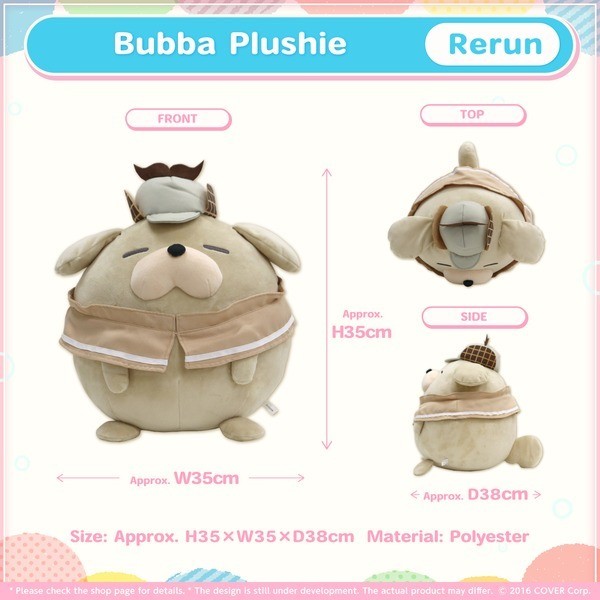 [Ready Stock] hololive English -Myth- 3rd Anniversary Celebration Bubba Plushie Amelia Watson ...