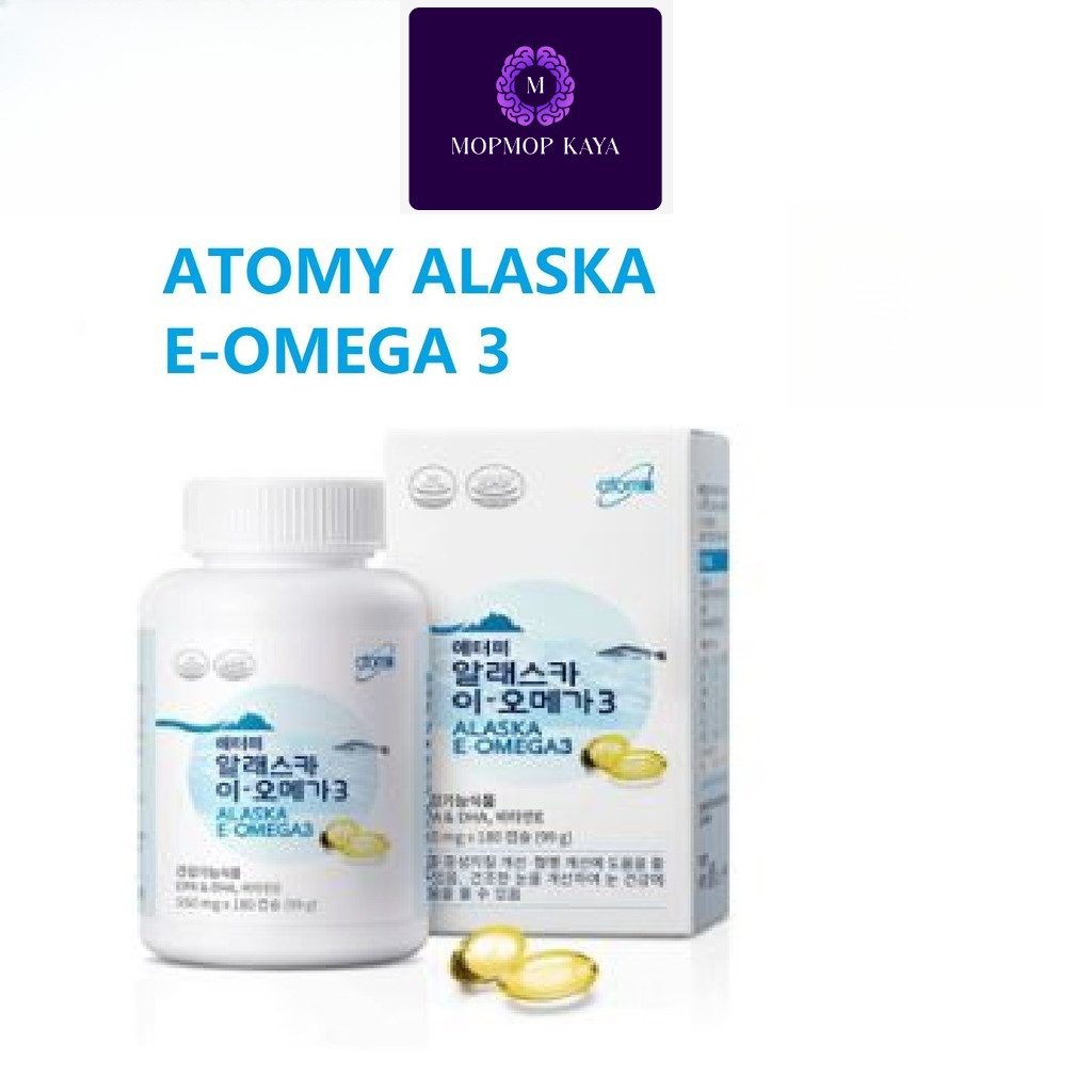 Atomy Alaska E-Omega 3 艾多美 阿拉斯加深海 鱼油 (180 softgel/bottle) | Shopee Malaysia