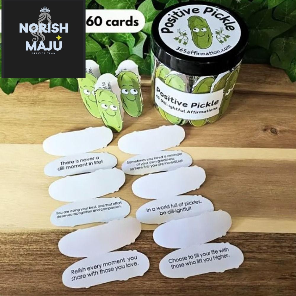 MiniUtensilAndTools Positive Emotional Cards, 30/60 Sheets With Jar ...