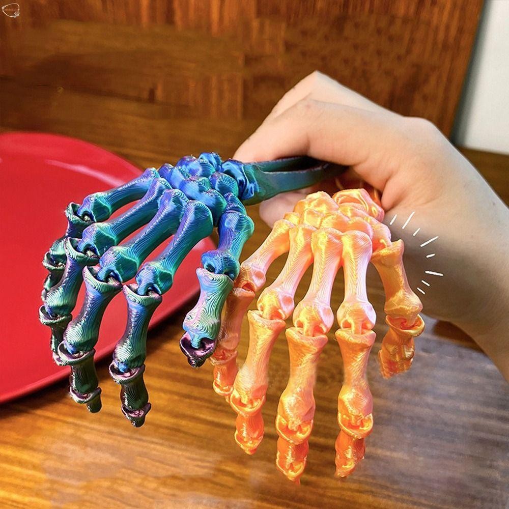 MXBEAUTY Movable Joint Skeleton Claw, Spooky Articulated Joints ...