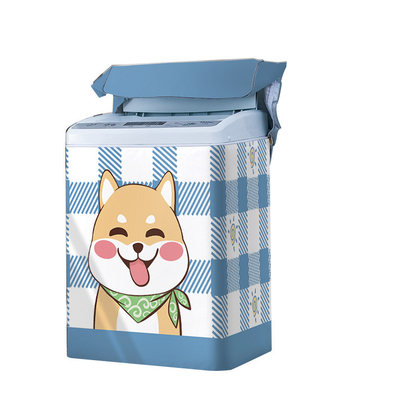 4-12kg Washing Machine Cover Cute Cartoon Pulsator Top Open Cover ...