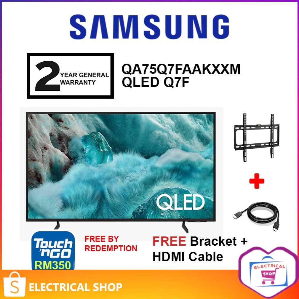 Samsung 75" QLED Q7F 4K QA75Q7FAAKXXM Vision AI Smart TV (2025 ...