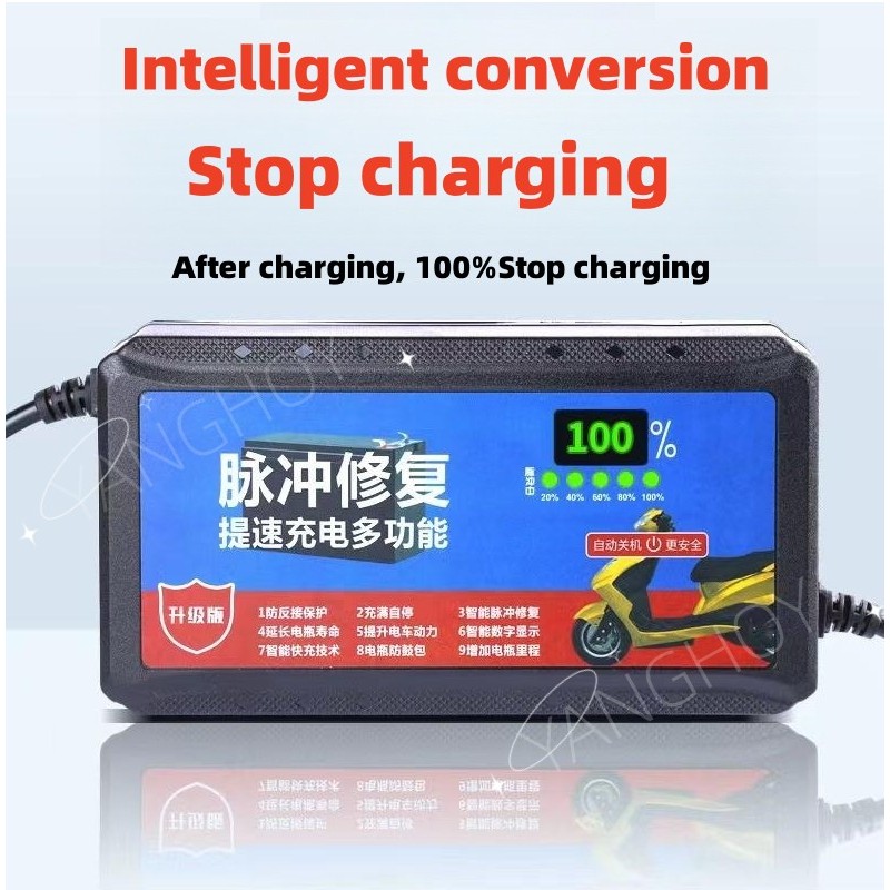 Ebike Charger 48v 60v 12ah 20ah Smart Intelegent Intelligent Battery ...