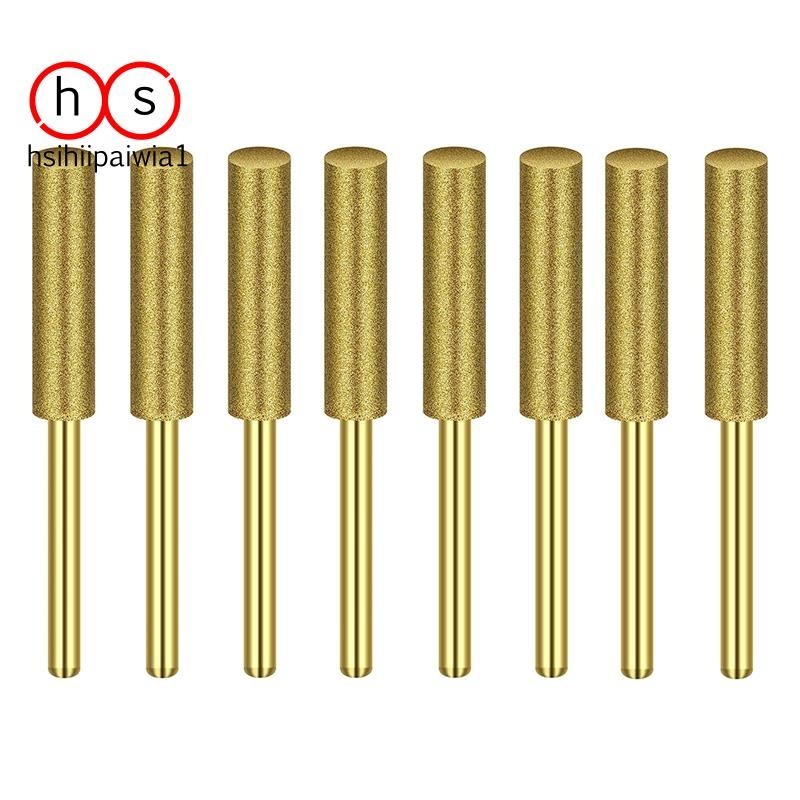 8Pcs High Hardness Diamond Chainsaw Sharpener-Stone File,Diamond ...