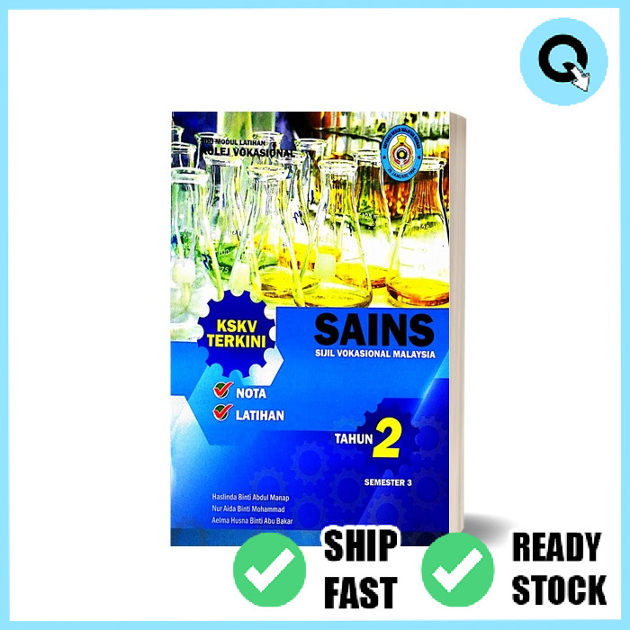QFL Siri Modul Latihan Kolej Vokasional: Sains Tahun 2 Semester 3 | Shopee Malaysia