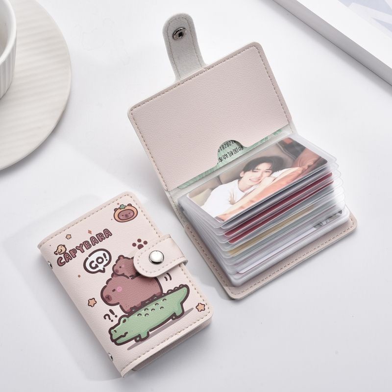 Kapibala Capybara Card Bag Large Capacity Multi-Card Mini Cute One ...