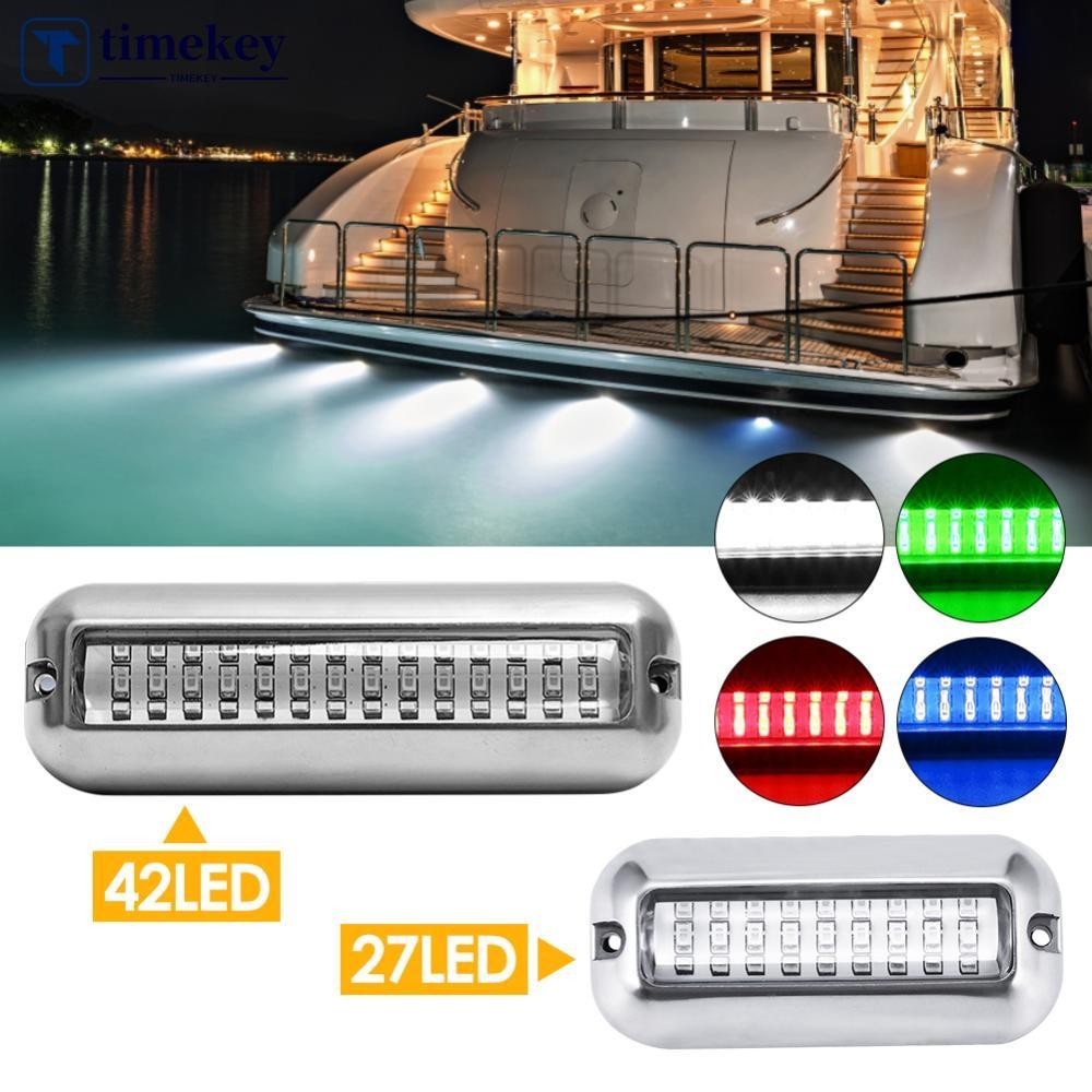 TIMEKEY 1Pc 27/42 LED Yacht Underwater Light Navigation Light For Truck ...